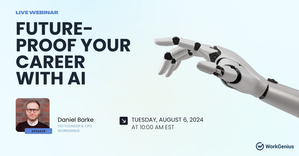 WorkGenius Webinar | Future-Proof Your Career with AI